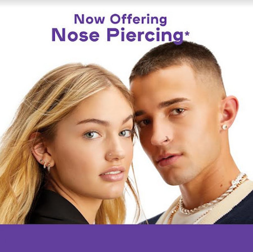 Green Tree Mall ::: Deal ::: Now Offering Nose Piercing ::: Claire's